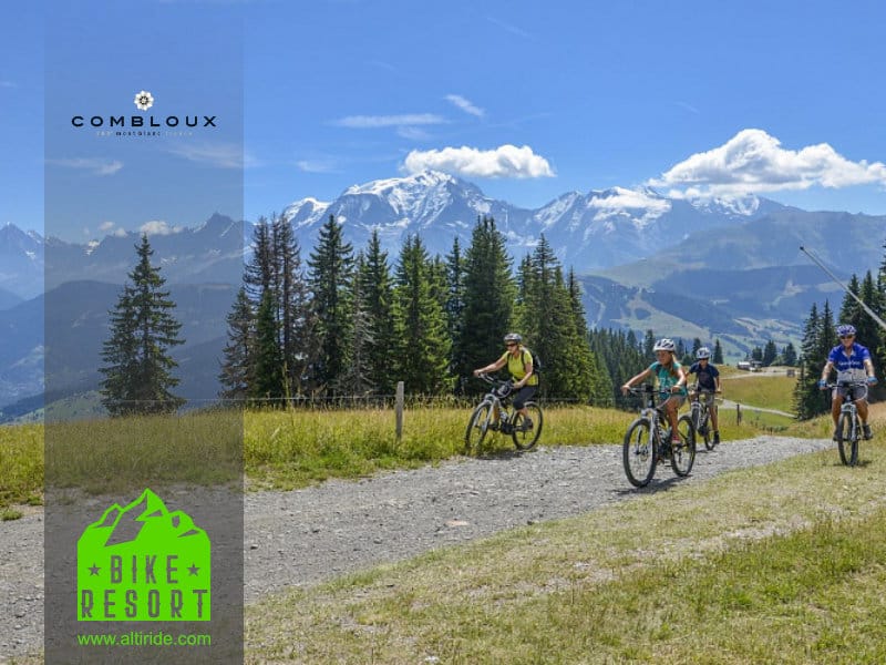 La domaine vtt de Combloux en Haute-Savoie - Altiride